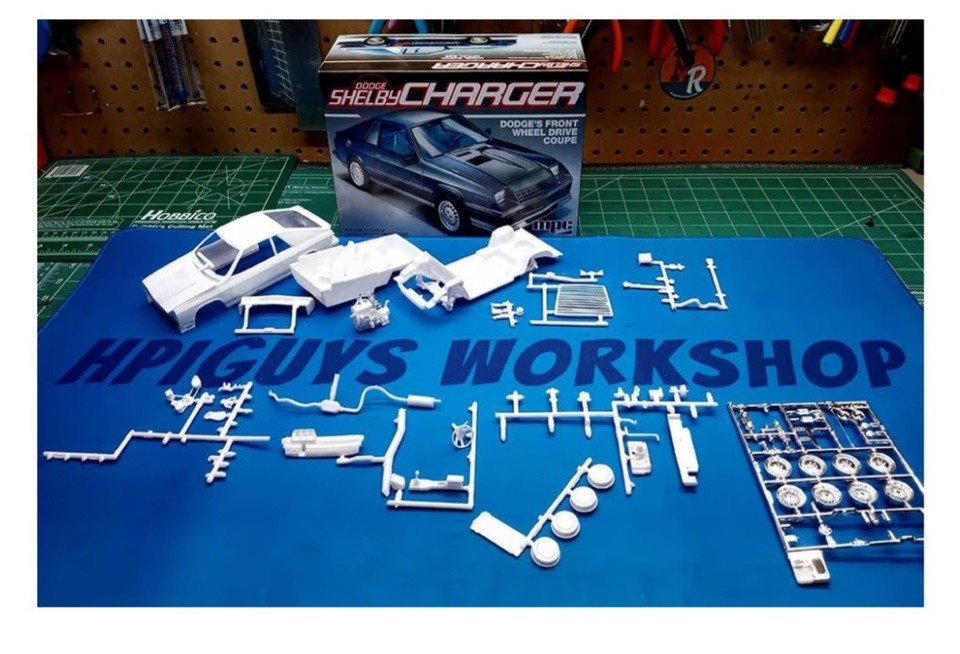MPC 1/25 Scale 1986 Dodge Shelby Charger Plastic Model Kit MPC987, New ...
