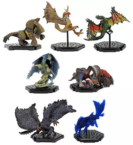 Monster Hunter Mini Figure Set of 6+Bonus Capcom Builder Plus Vol.23 ...