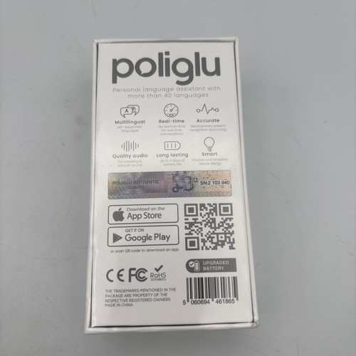Poliglu Language Translator NEW Sealed In Box 40+ Languages Ships FREE ...