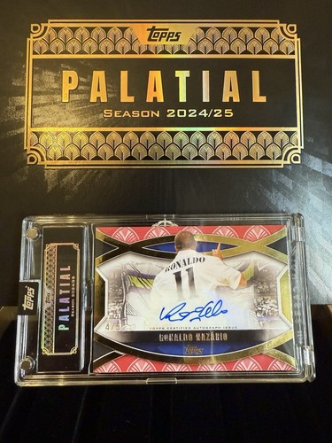Topps Palatial Real Madrid Ronaldo R9 Autograph /5 | eBay UK