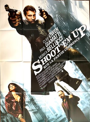 Affiche Cinéma SHOOT EM UP 120x160cm Poster / Clive Owen / Monica ...