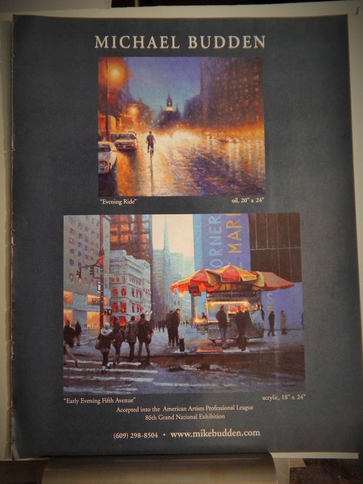 TERRY DELAPP / MICHAEL BUDDEN ART PIECES ORIG VTG 2014 ADVERTISEMENT ...