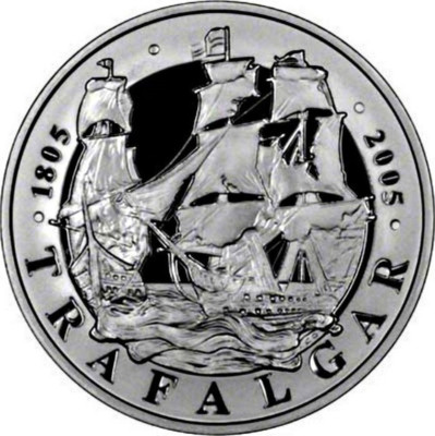 Great Britain 2005 Bicentenary of The Battle of Trafalgar Silver 5 ...