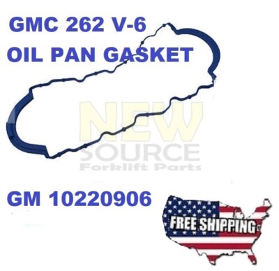 1995-2005 GM Astro Blazer 262 4.3L V6 Oil Pan Gasket | 10220906 ...