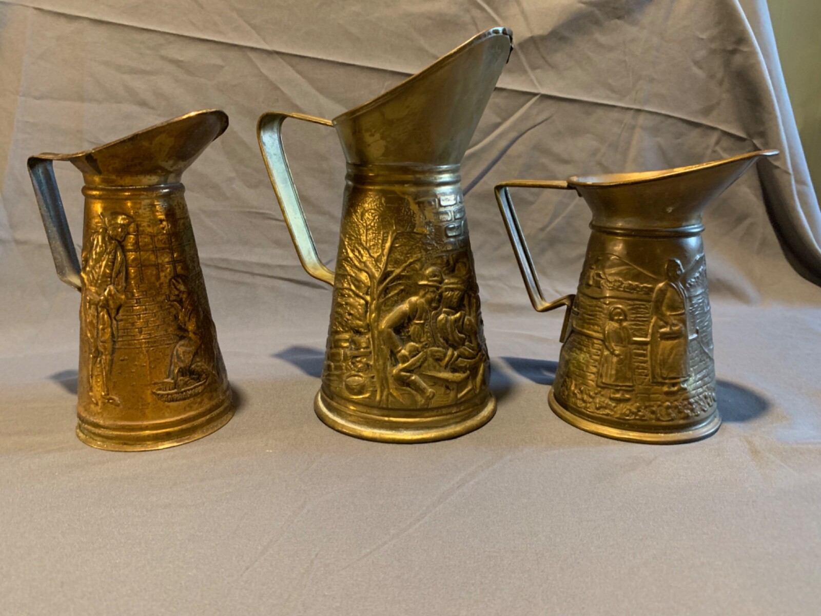 ELPEC Brass Pitchers Lot of 3. Made in England. Brassware of ...