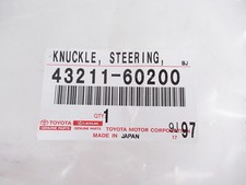 Toyota Genuine 4321160250 Knuckle Steering 43211-60250 for sale online ...
