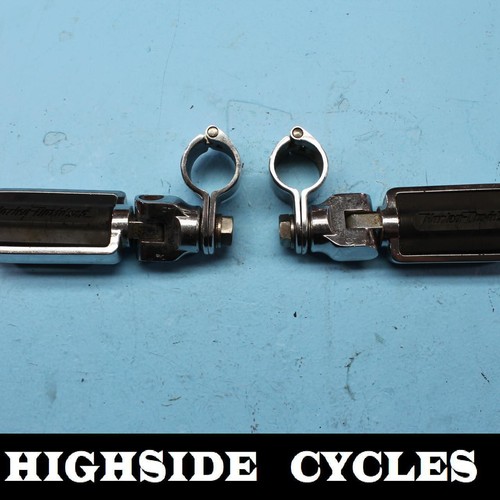 1394 96 HARLEY-DAVIDSON ROAD KING CHROME FOOT PEG STEP FOOTREST | eBay