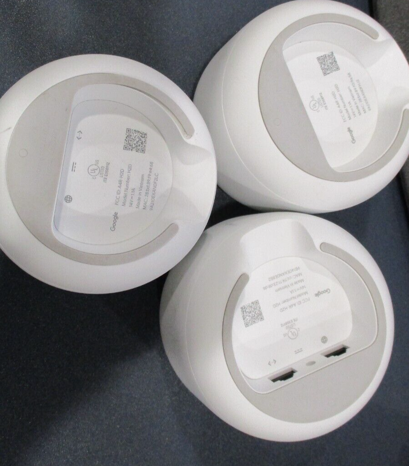 Google Nest Wifi Router Model H2D Lot Bundle of 3 Untested As Is For ...