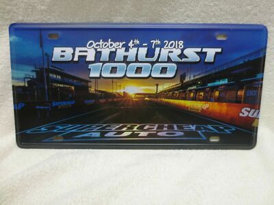 BATHURST 2018 METAL NUMBER PLATE - NEW | eBay