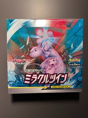 Pokémon TCG Japanese S&M Miracle Twin SM11 Booster Box Sealed | eBay