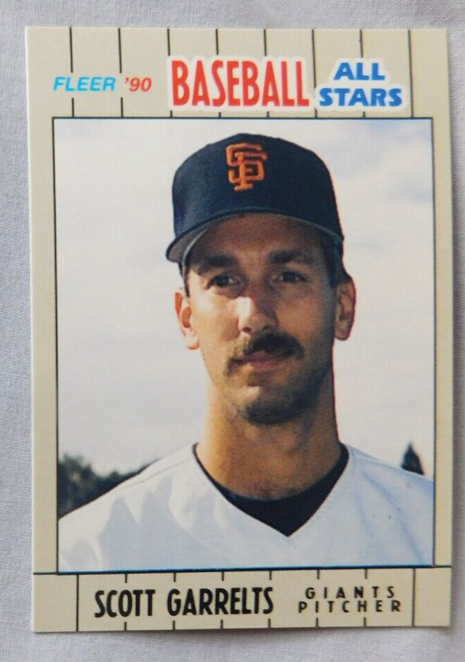 1990 Fleer Baseball All Stars #11 Scott Garrelts San Francisco Giants ...
