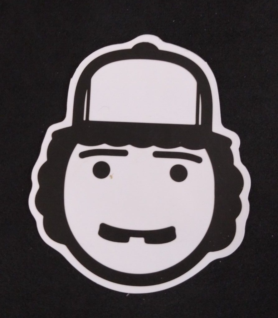 Boy Wearing Baseball Cap Sticker 2 7/8" x 2.5" | eBay