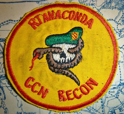 Original Patch - 1st / 5th MACV-SOG - Recon Team ANACONDA - Vietnam War ...