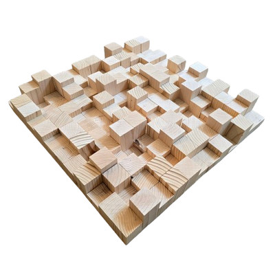 Acoustic Wood Sound Diffuser Skyline Recording Studio Treatment Panel ...