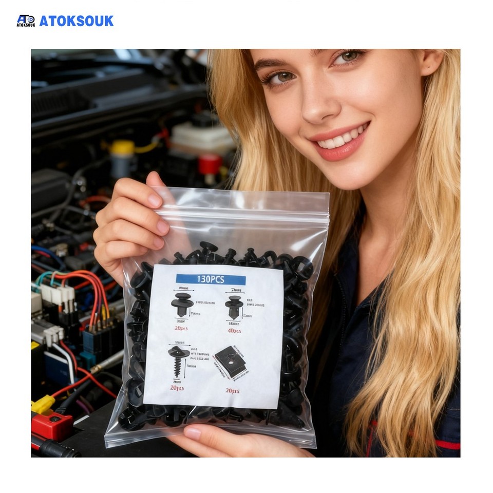 130pcs For Honda Passport Rivet Retainer Bumper Fender Clip Splash ...