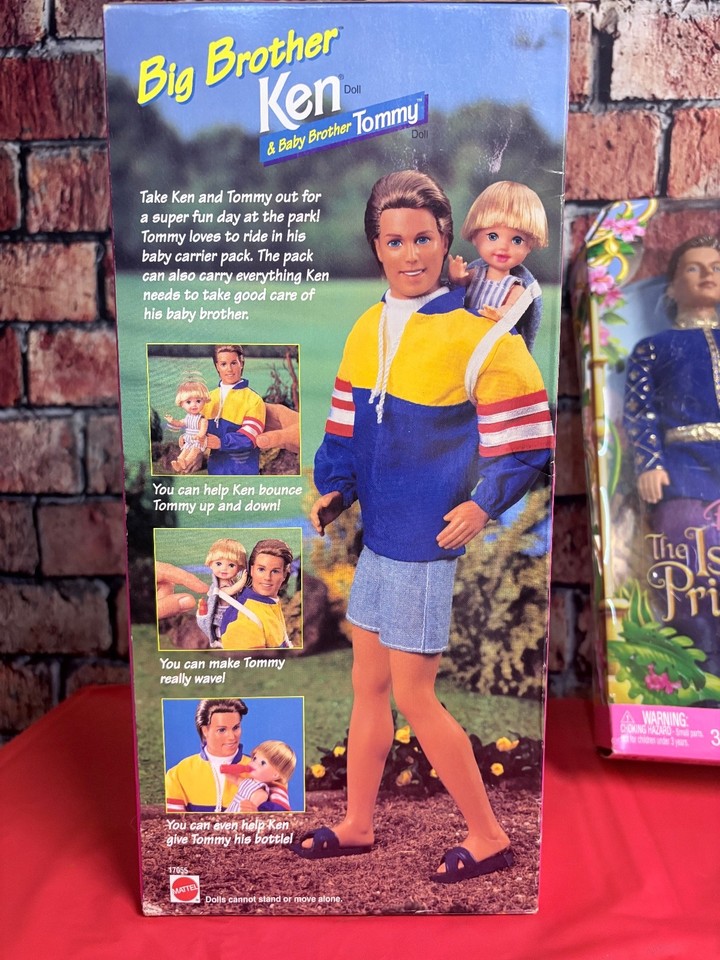 Ken Doll LOT, "Prince Antonio" Island Princess Doll, Big Brother Ken ...