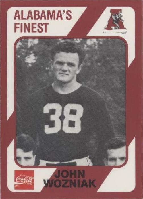 1989 Collegiate Collection Alabama Crimson Tide - John Wozniak #96 for sale online | eBay