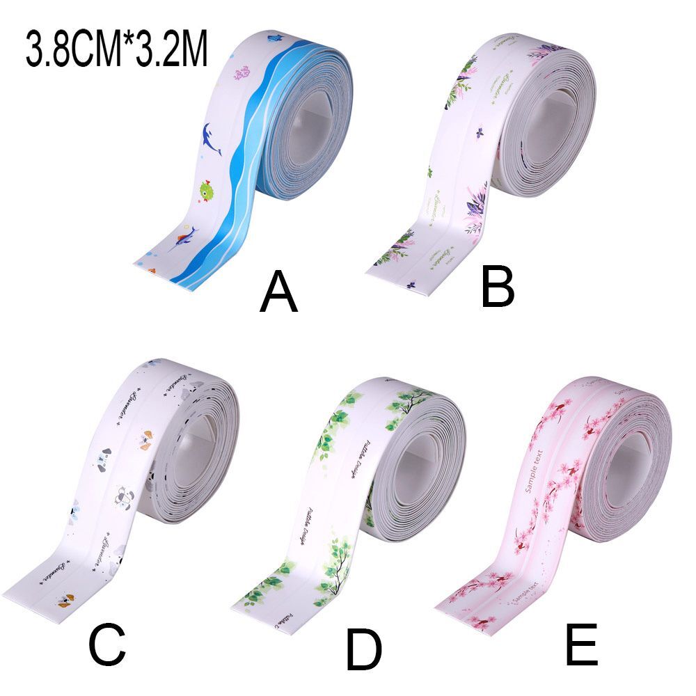 Line Stickers Self Adhesive PVC Waterproof Strips Sealing Strip Sealant ...