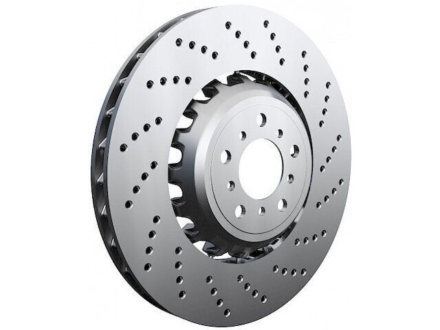 Front Brake Rotor For 2014-2018 Audi RS7 AWD Hatchback 2017 2015 2016 ...