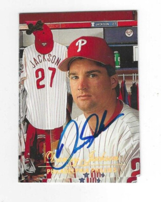 Signed DANNY JACKSON Philadelphia Phillies 1994 Donruss Studio Card ...