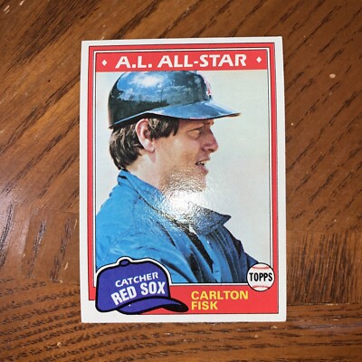 Carlton Fisk 1981 Topps All Star (HOF) Boston Red Sox #480 EX | eBay