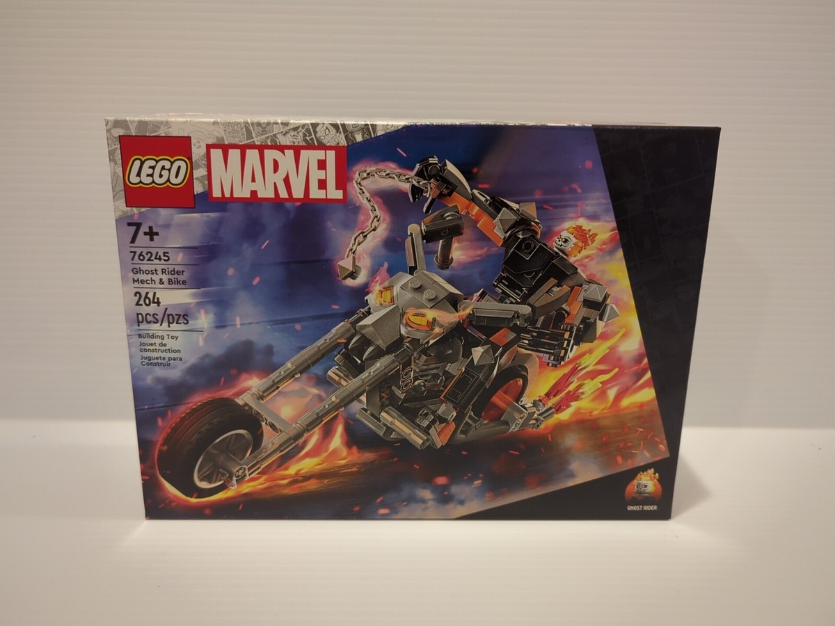 Bicicleta Ghost Rider Para LEGO Marvel Ghost Rider Mech & Bike • Set