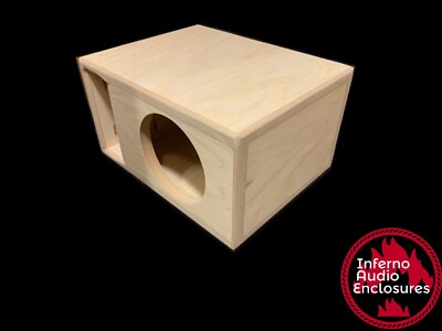 6.5” or 8” Curved Kerf Slot Ported Subwoofer Box Enclosure | eBay