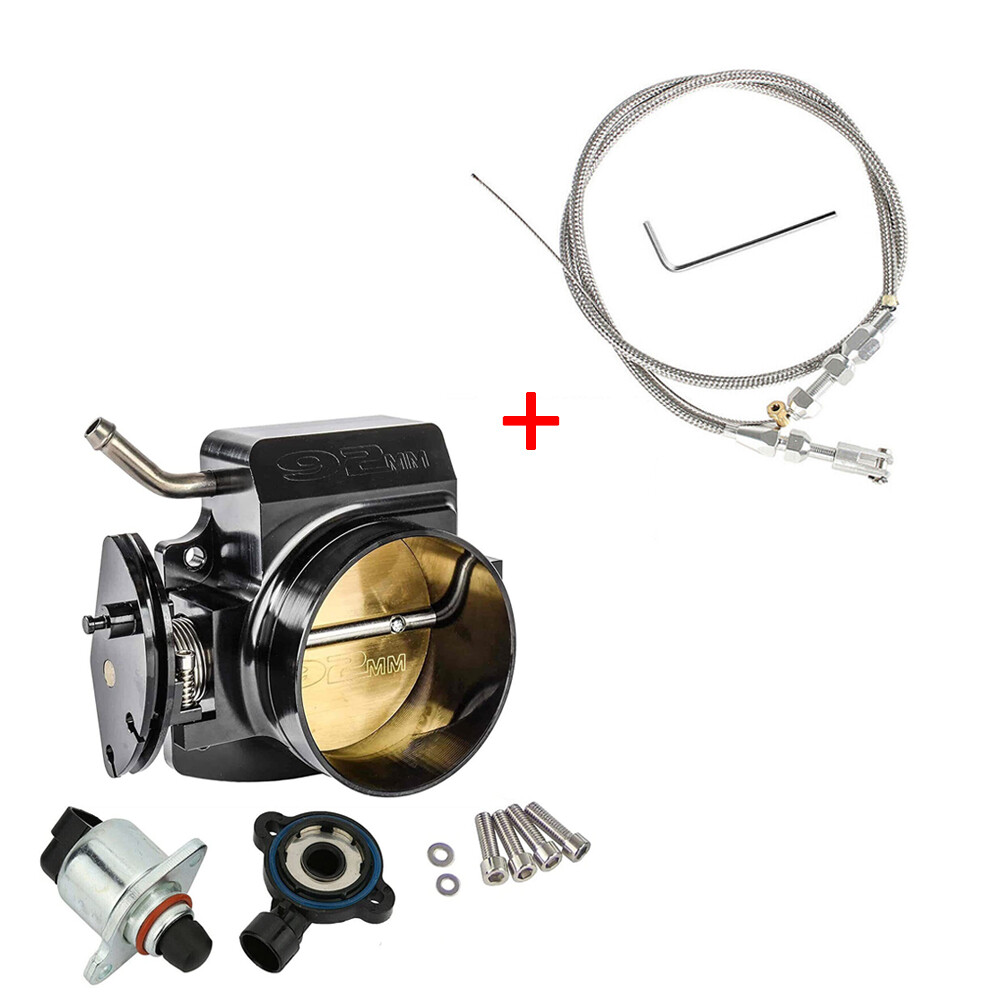 92MM LS Throttle Body with Position Sensors TPS IAC & Throttle Gas ...