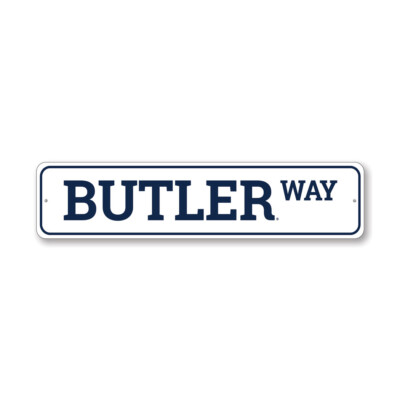 Butler Way Butler University Sign | eBay