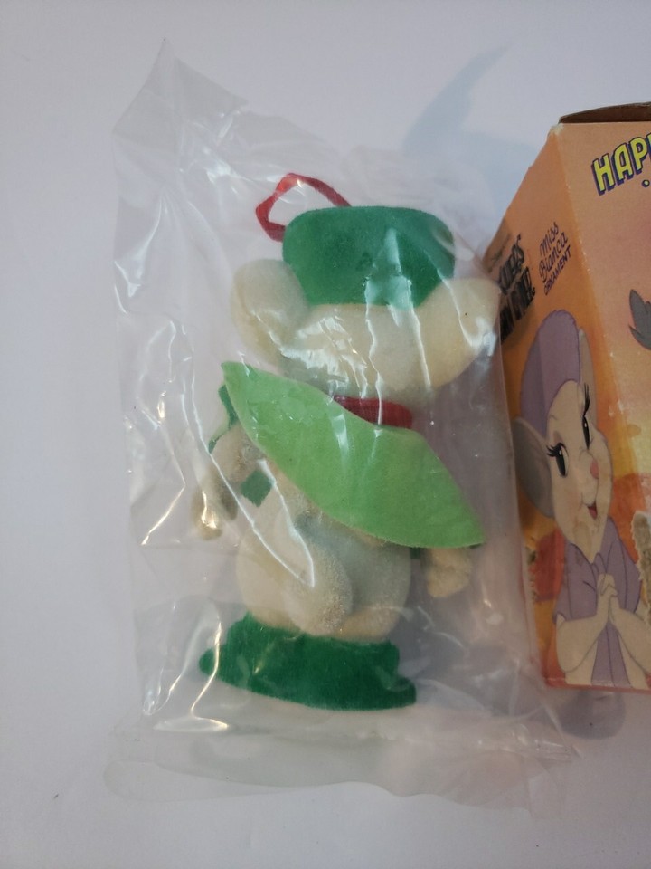NEW Disney Rescuers Down Under Miss Bianca 1990 Holiday Figure Ornament ...