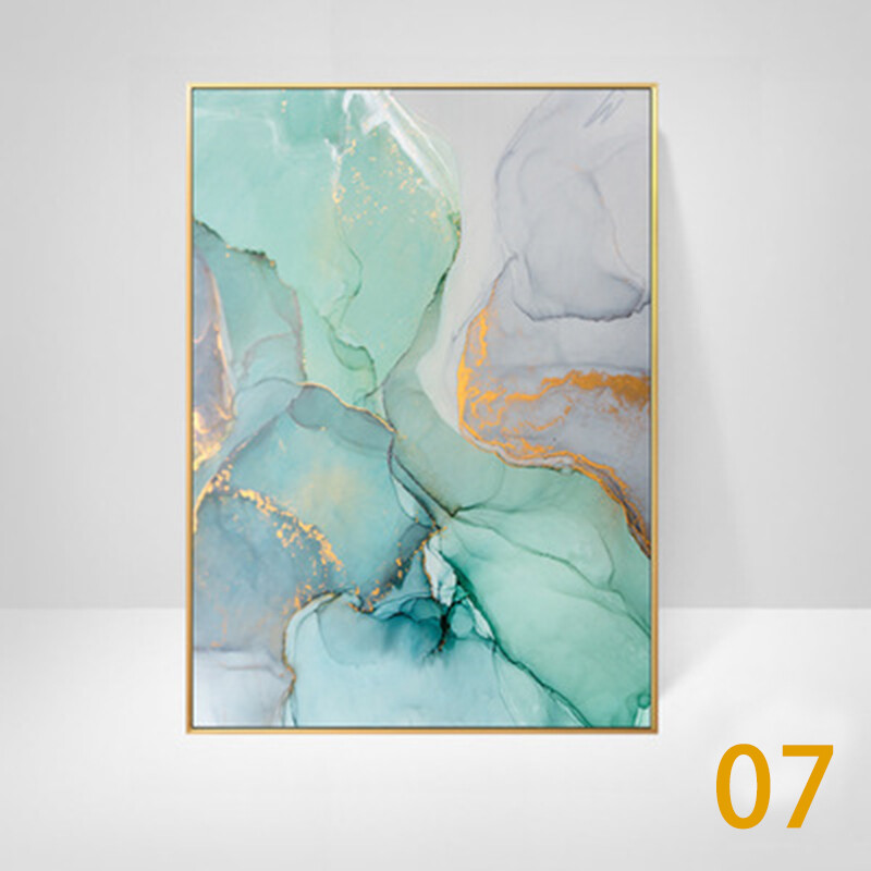 Marble Flower Abstract Modern Style Canvas Poster Contemporary Wall Art ...