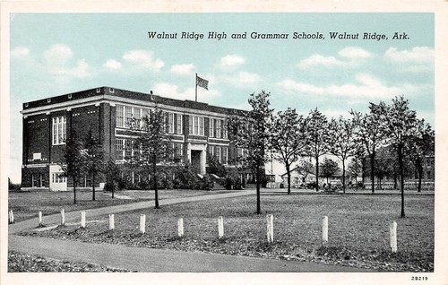Arkansas AR Postcard c1940 WALNUT RIDGE High Grammar Schools Buildings ...