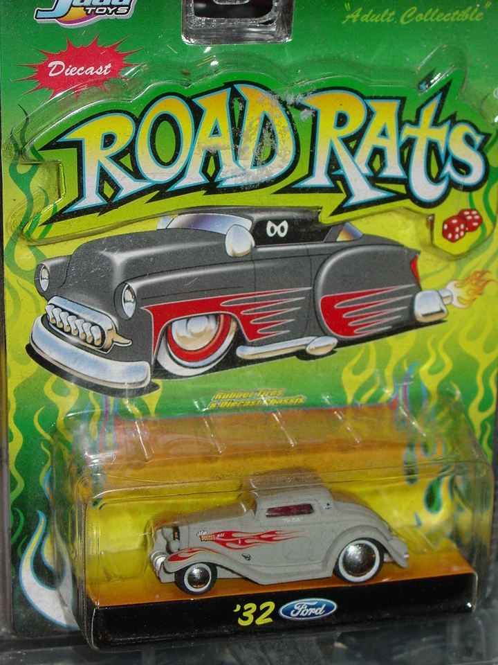 JADA ROD RATS 1932 FORD COUPE CLASSIC LOWERED MUSCLE CAR -Primered, MIP ...