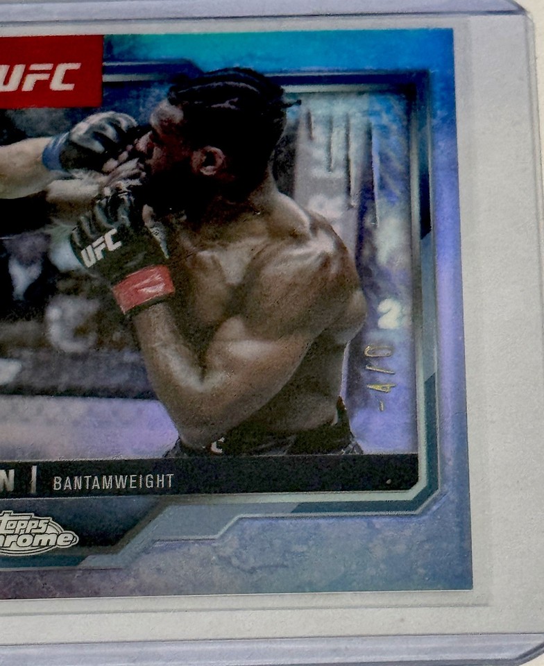 2025 Topps Chrome Ufc Petr Yan Frozen Refractor -4/0 | eBay