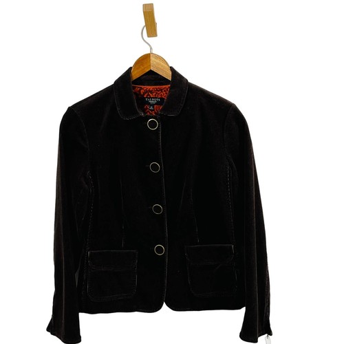 Talbots Jacket Women’s 6P Brown Corduroy Button Front NWT Coastal ...