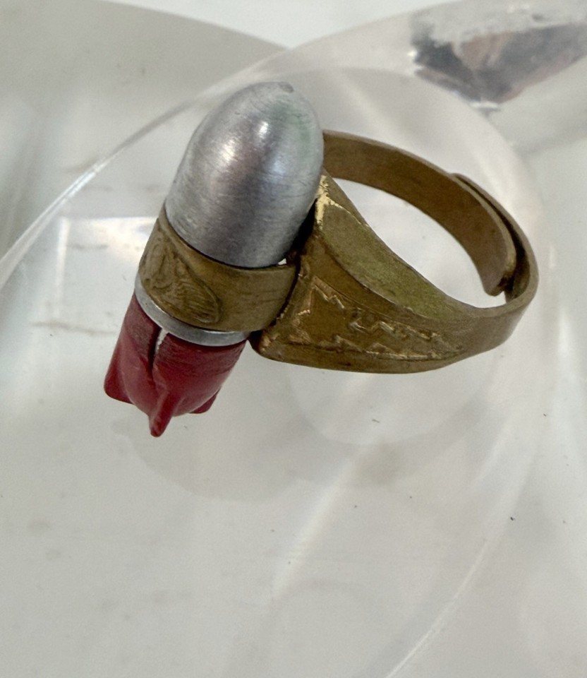 Vintage 1947 LONE RANGER ATOMIC BOMB RING KIX Cereal Premium Hide Secret Message | eBay