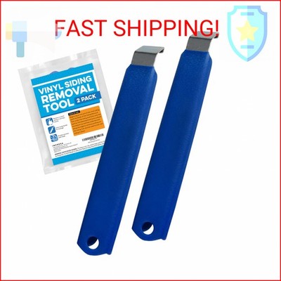 IMPRESA Vinyl Siding Removal Tool Kit 2-Pack - Blue Steel One-Piece Zip ...