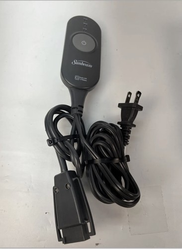 Sunbeam Style AA85 3-Prong Electric Heated Throw Blanket Controller ...