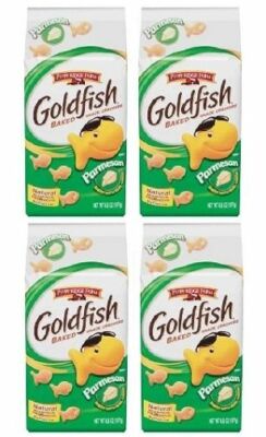 Pepperidge Farm Parmesan Goldfish Baked Snack Crackers 4 Bag Pack | eBay