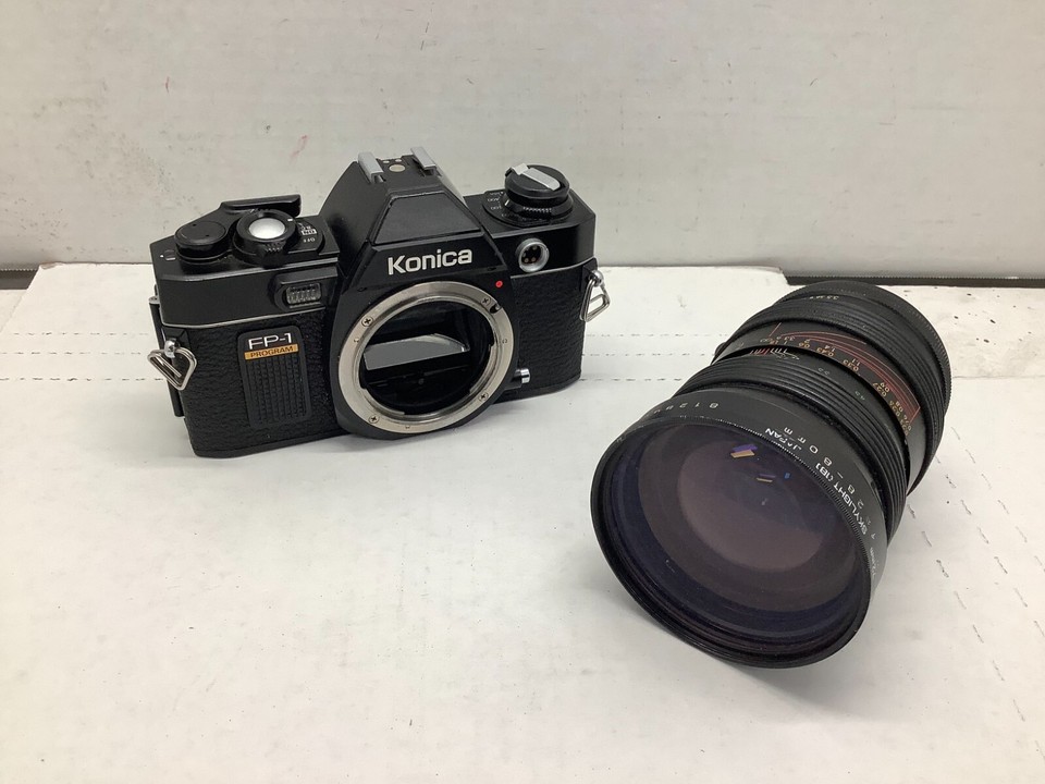 Konica FP-1 Program 35mm SLR Camera with macro f=28mm-80mm lens | eBay