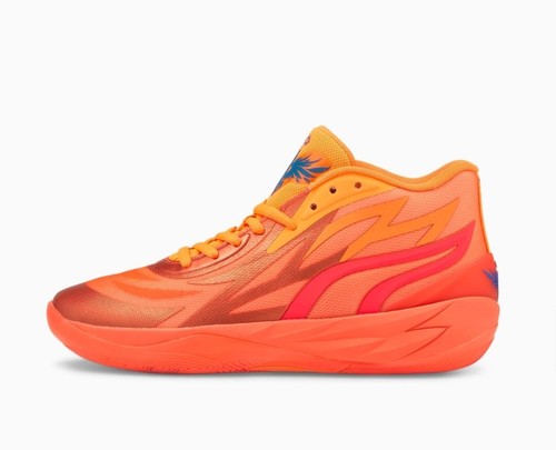 Puma MB.02 MB2 'Supernova' Fiery Coral 376442-01 Lamelo Ball 100% ...