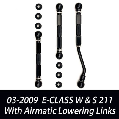 FOR MERCEDES BENZ E CLASS ADJUSTABLE LOWERING LINKS SUSPENSION KIT W211 ...