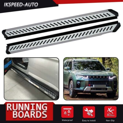 Fits 2023 SsangYong Torres Running Boards Side Steps Pedal Nerf Bar w ...