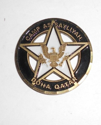 U.S. Army As Sayliyah Doha Qatar Challenge Coin THIS WE'LL DEFEND Free ...