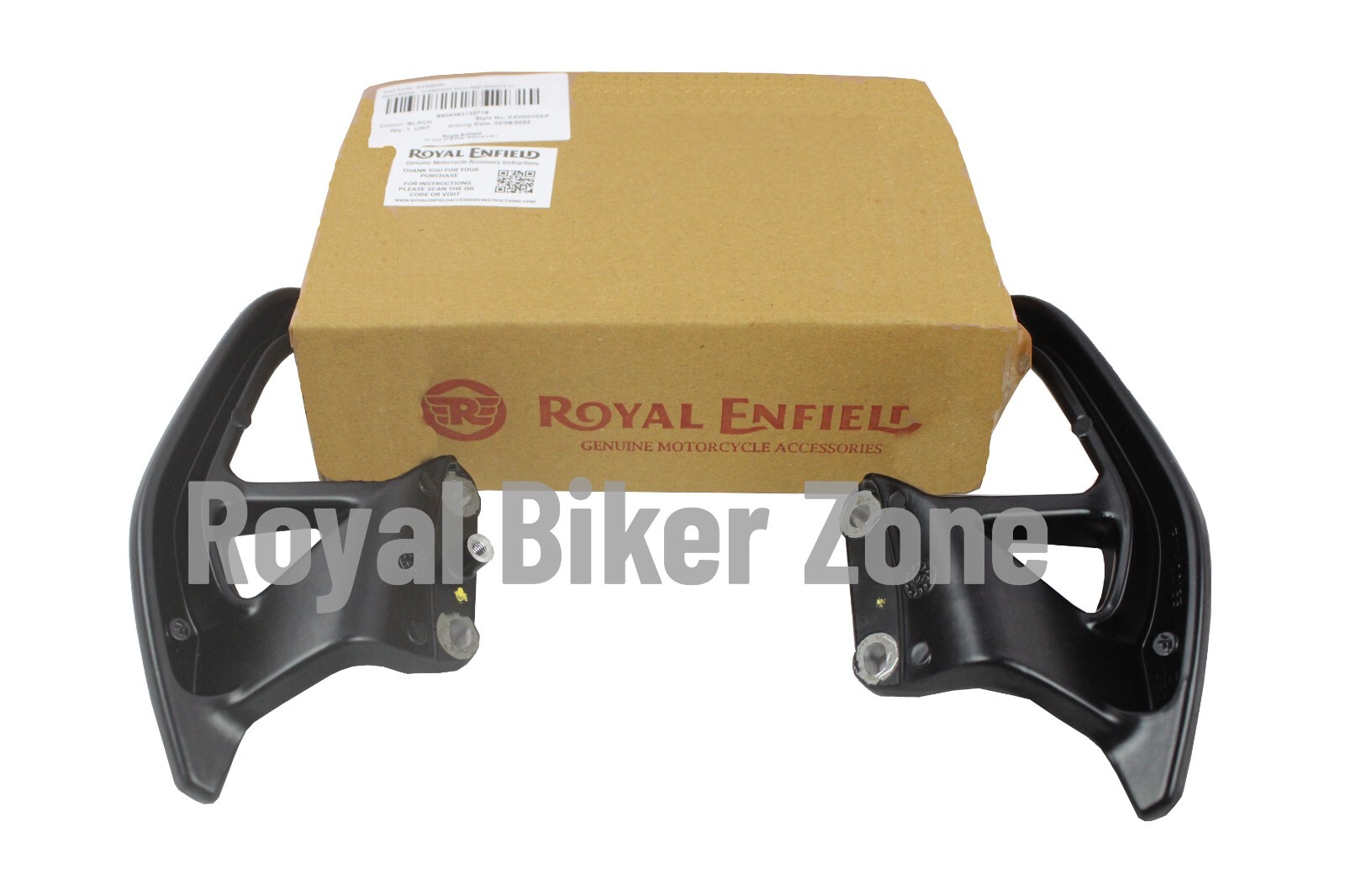 ROYAL ENFIELD HUNTER 350 "PASSENGER BACK REST WITH PAD" BLACK | eBay