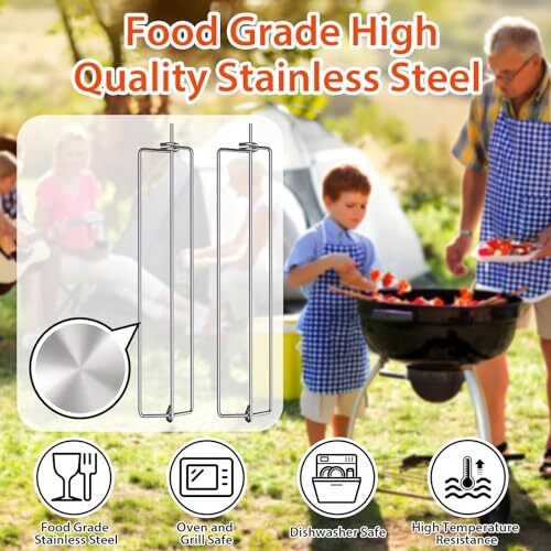 Chicken Wings Rack, 2024 New BBQ Fork Wing Rails for Grilling Chicken 2 ...