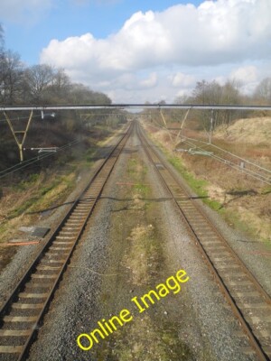 Photo 6x4 Railway Line at Hattersley Broadbottom Looking northwest ...