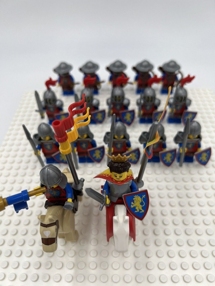 Lego Castle Army Lot Black Falcons Lion Knights Vikings Imperial ...