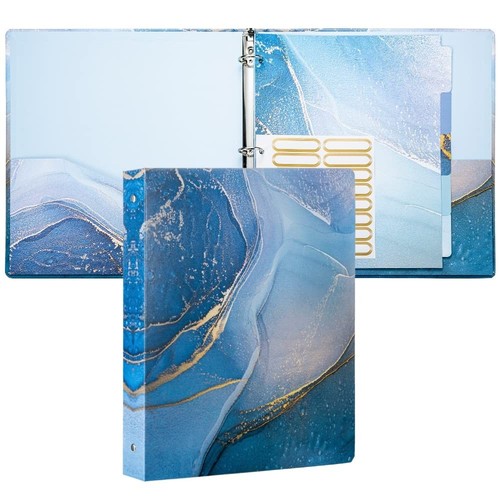 Cute Binders! Decorative Hardcover 3 Ring Binder 1 Inch (Letter-Size ...