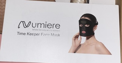 Numiere Time Keeper LED Face Mask Blue / Red / NIR Light Therapy Open ...
